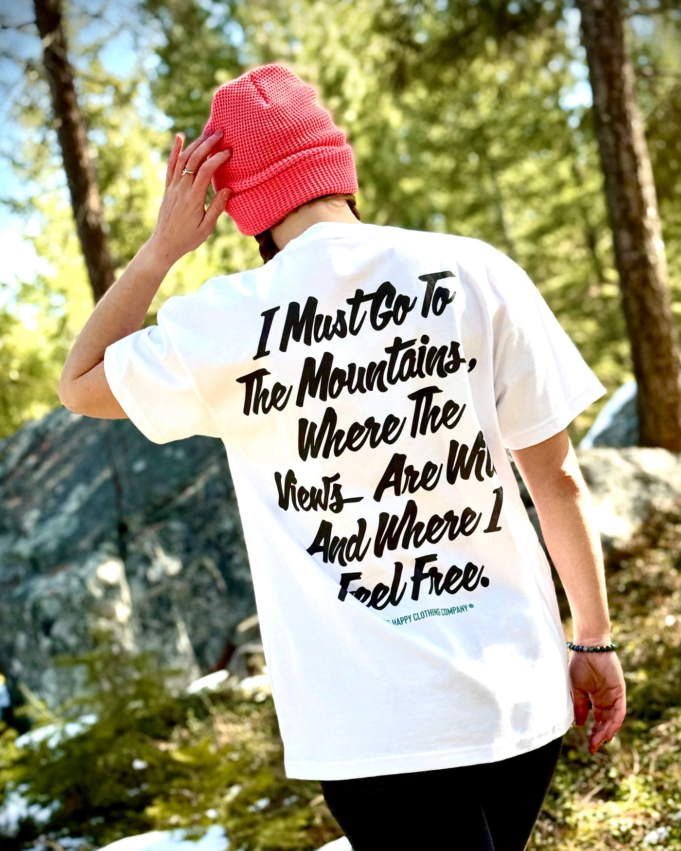 The Happy Clothing Company®. Happiness Is Out There 🏔️
