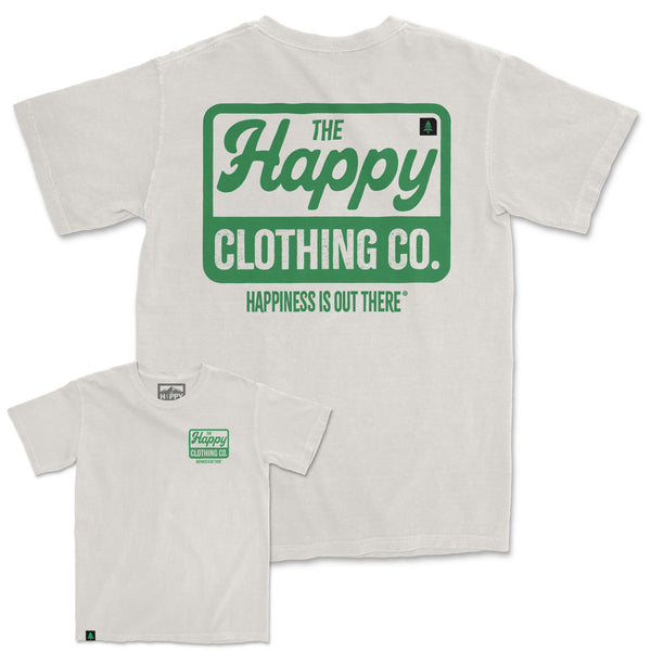 Vintage Happy Co. Logo Vintage Oversized Tee | The Happy Clothing Company